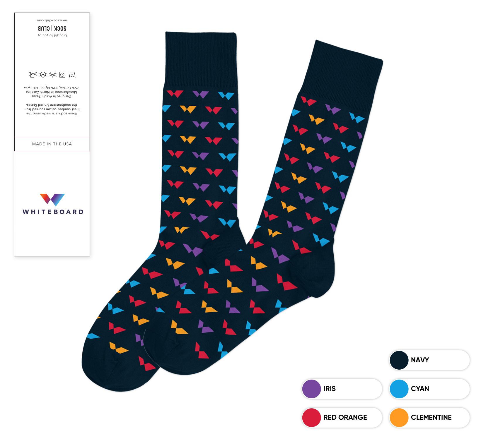 Sock Club Custom Knit Socks – Whiteboard Federal Swag Shop